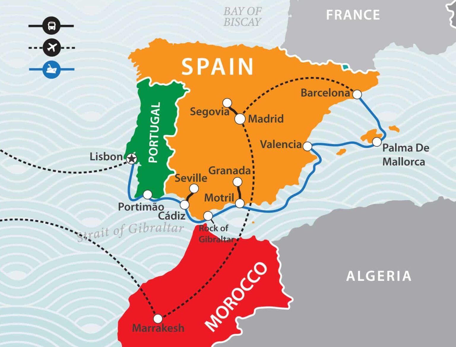 Morocco & Spain w/ Portugal – Fun For Less Tours